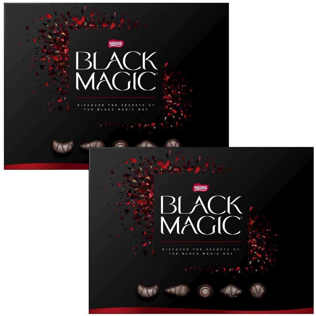 Chocolate Box Bundle With Black Magic Dark Chocolate Box 174g (2 Pack ...