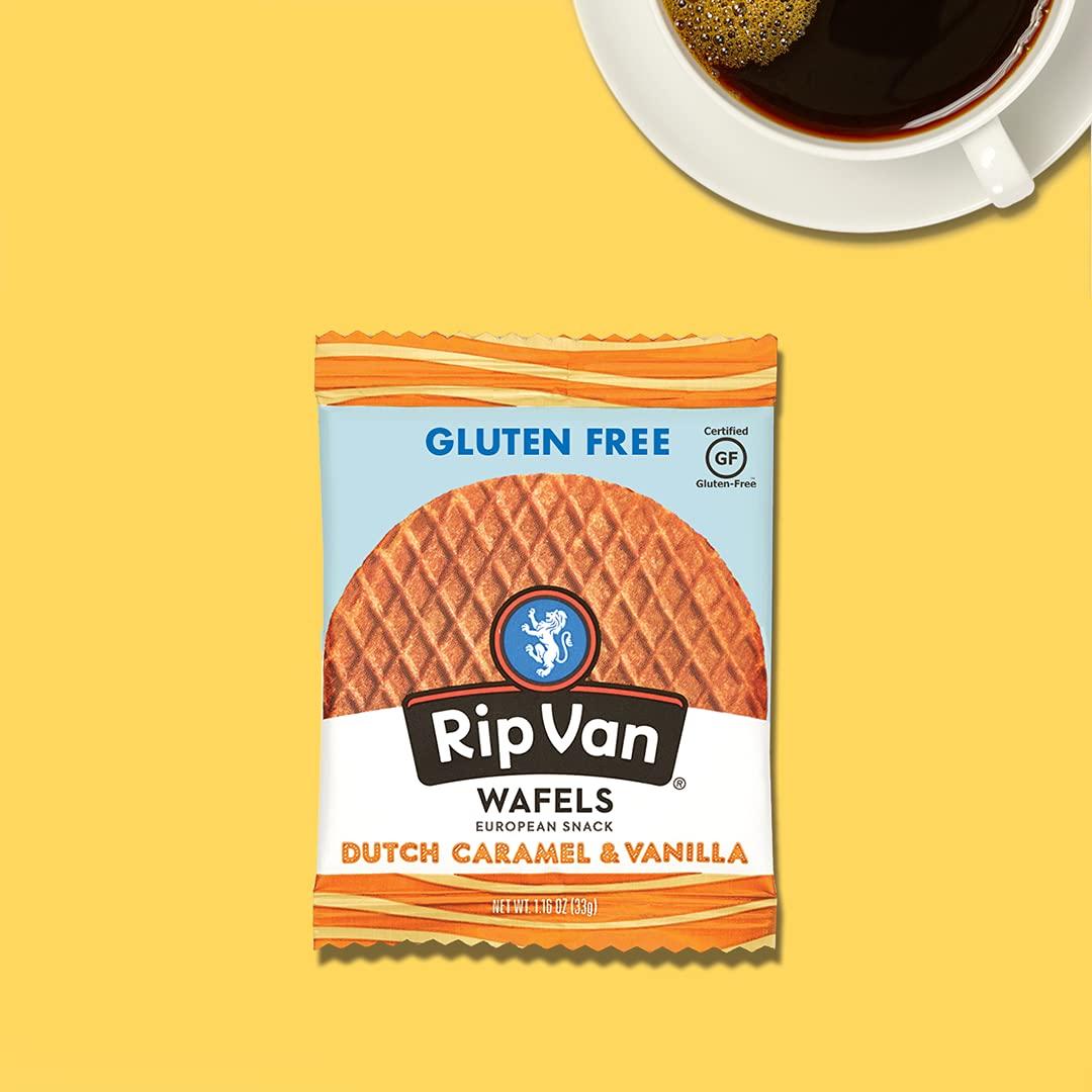 Rip Van Wafels Gluten-Free Stroopwafel - Dutch Caramel - Healthy Low ...