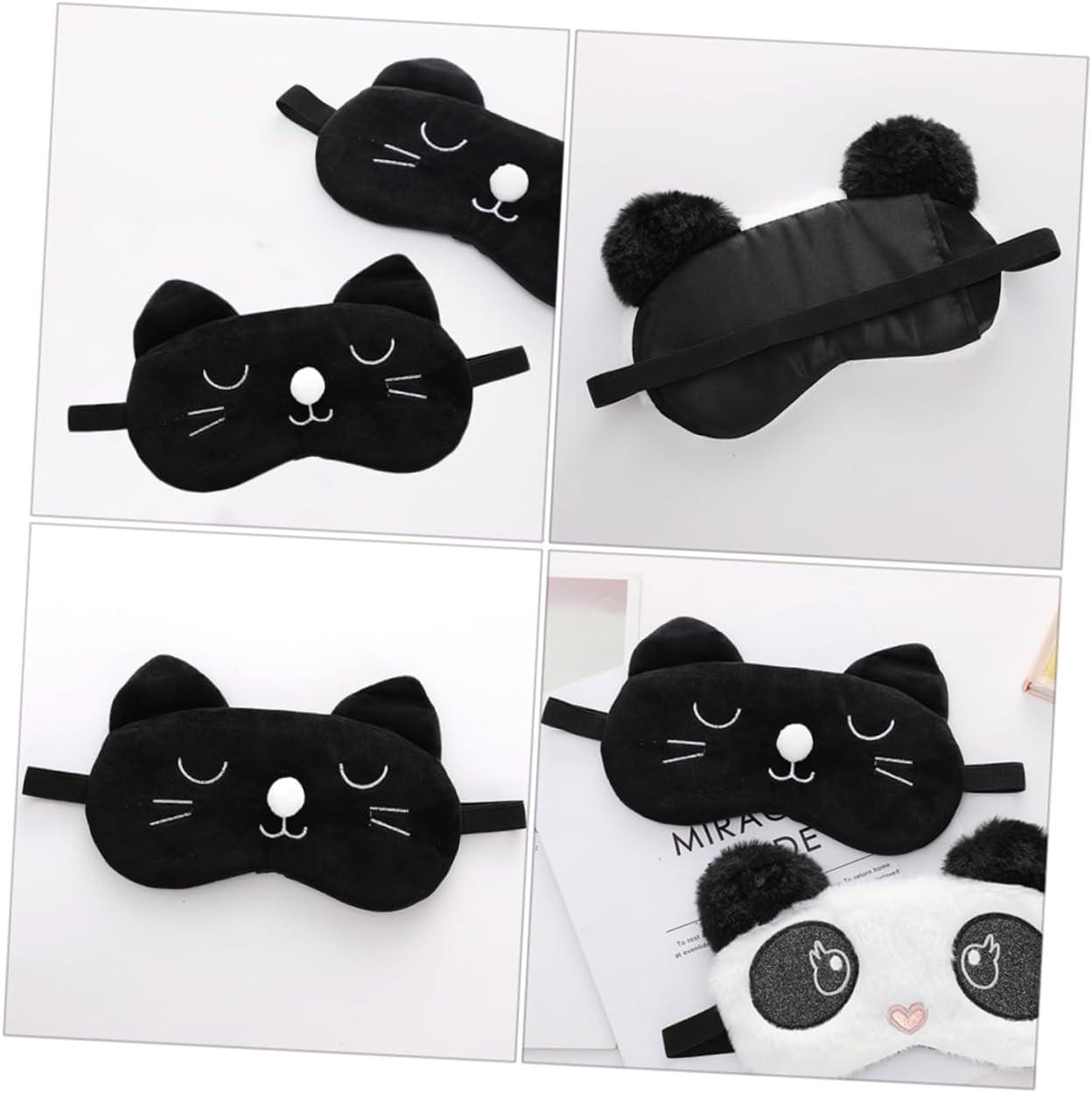 Healeved 1pc Sleep Mask Animal Masks Blindfolds for Panda Mask Funny ...