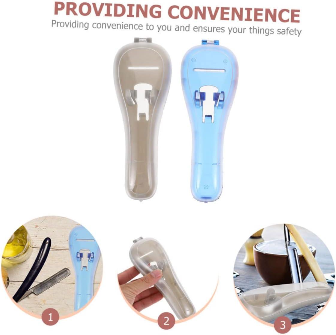 Plafope 2-Pack Razor Storage Box | Organizer for Electric & Manual ...