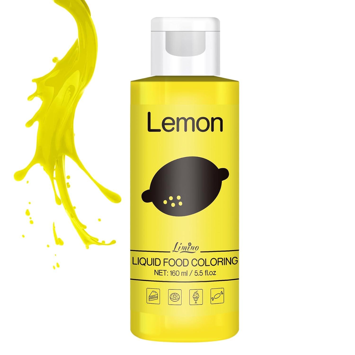 Liquid Food Coloring - 160ml Sugar-Free Concentrated Color for Cakes ...