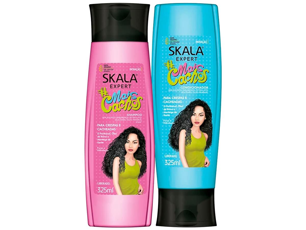 SKALA Expert Mais Cachos Shampoo and Conditioner 325ml Kit - Hydrating ...