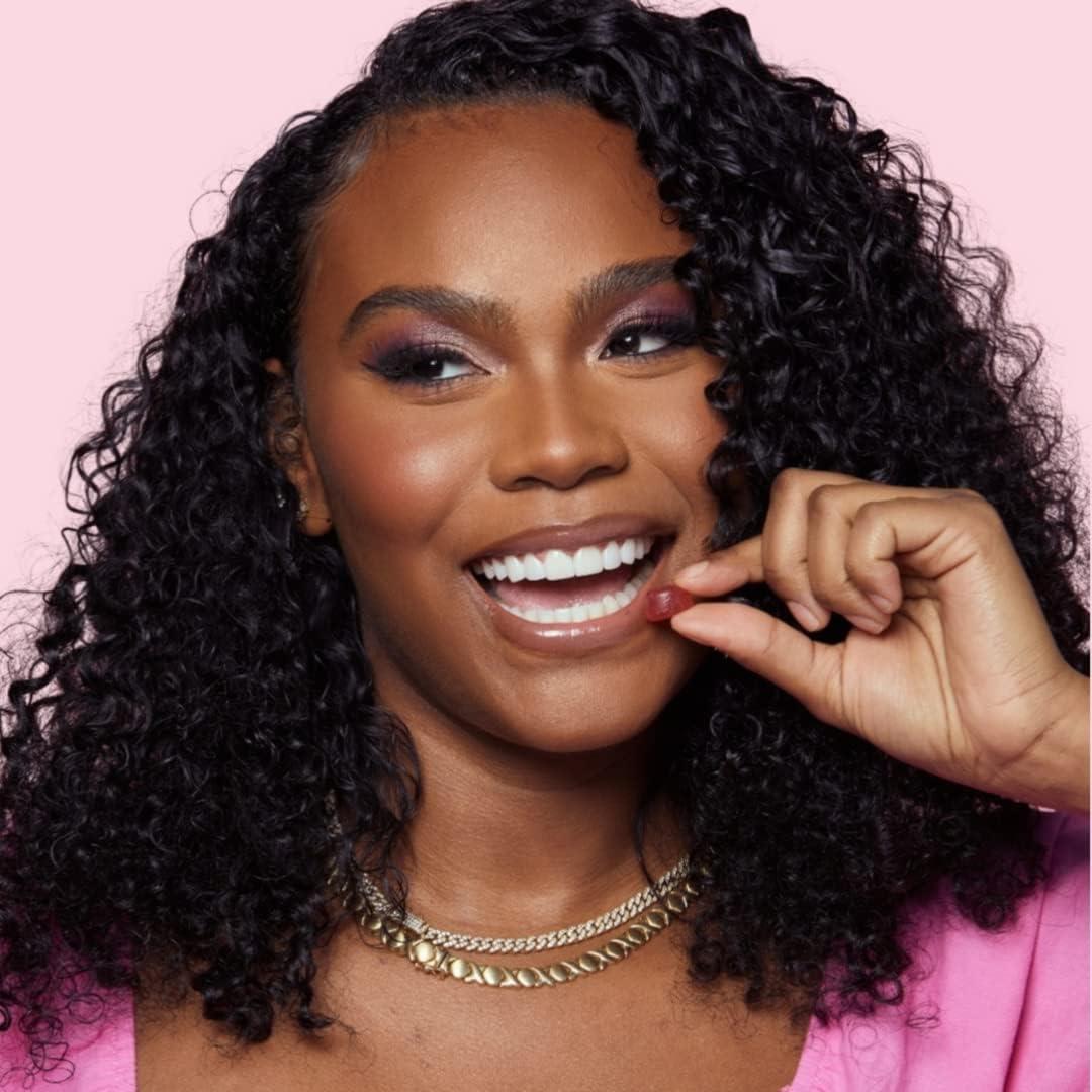 Tabitha Brown Vegan Strawberry BIOTIN Hair Vitamins Gummies - Donna's ...