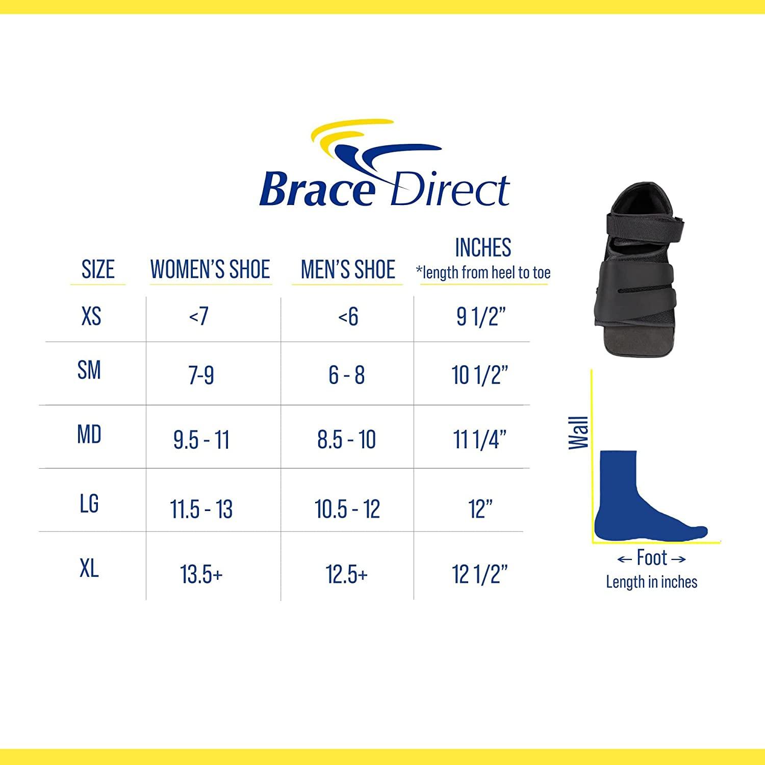 Adjustable Square Toe Post Op Shoe for Broken Foot, Stress Fractures ...