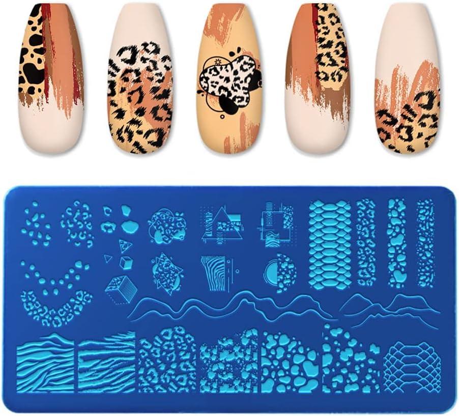 leopard print stamp