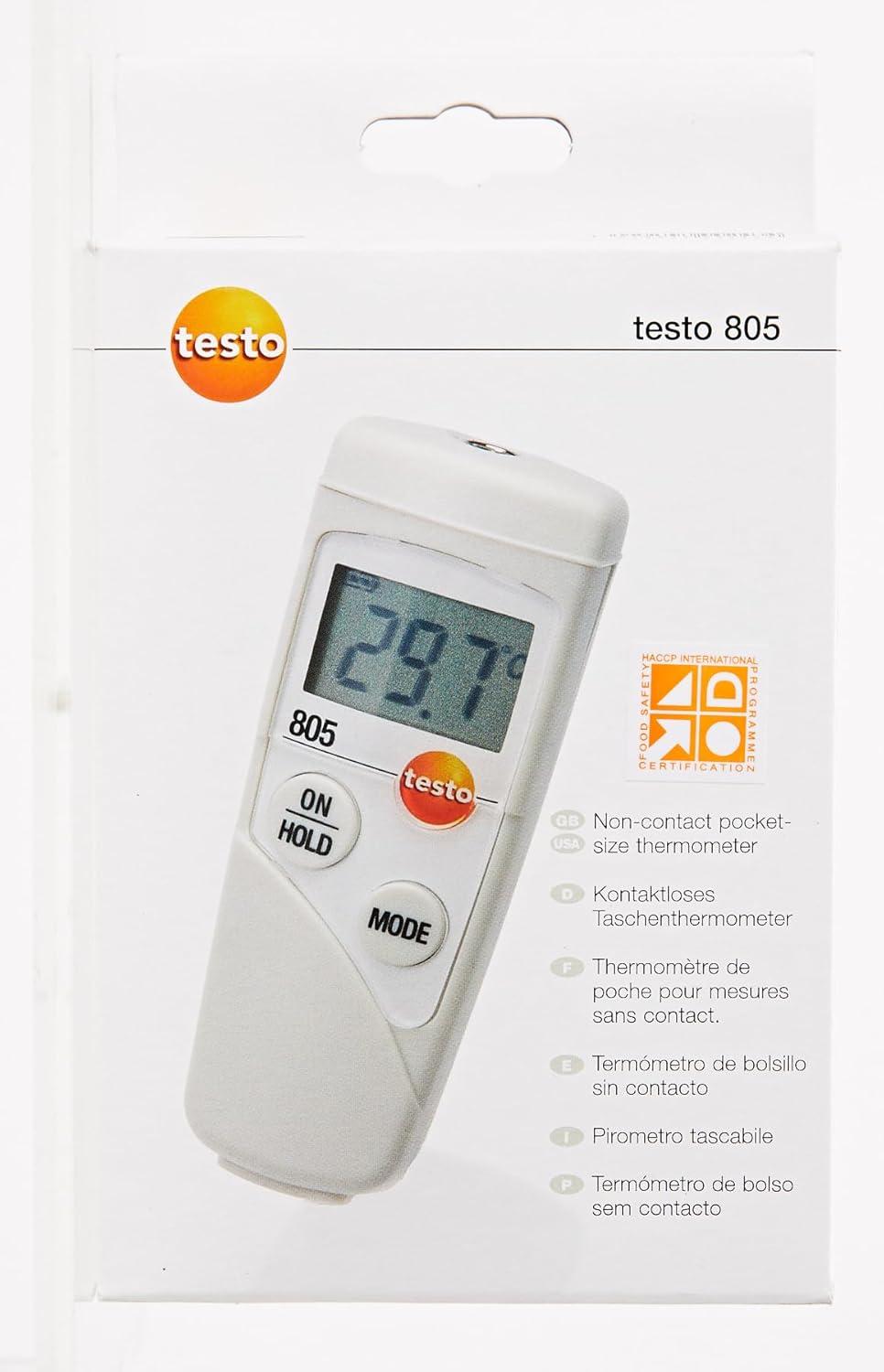 Buy Testo 805 - 0560 8051 Infrared Thermometer | Non-Contact Surface ...