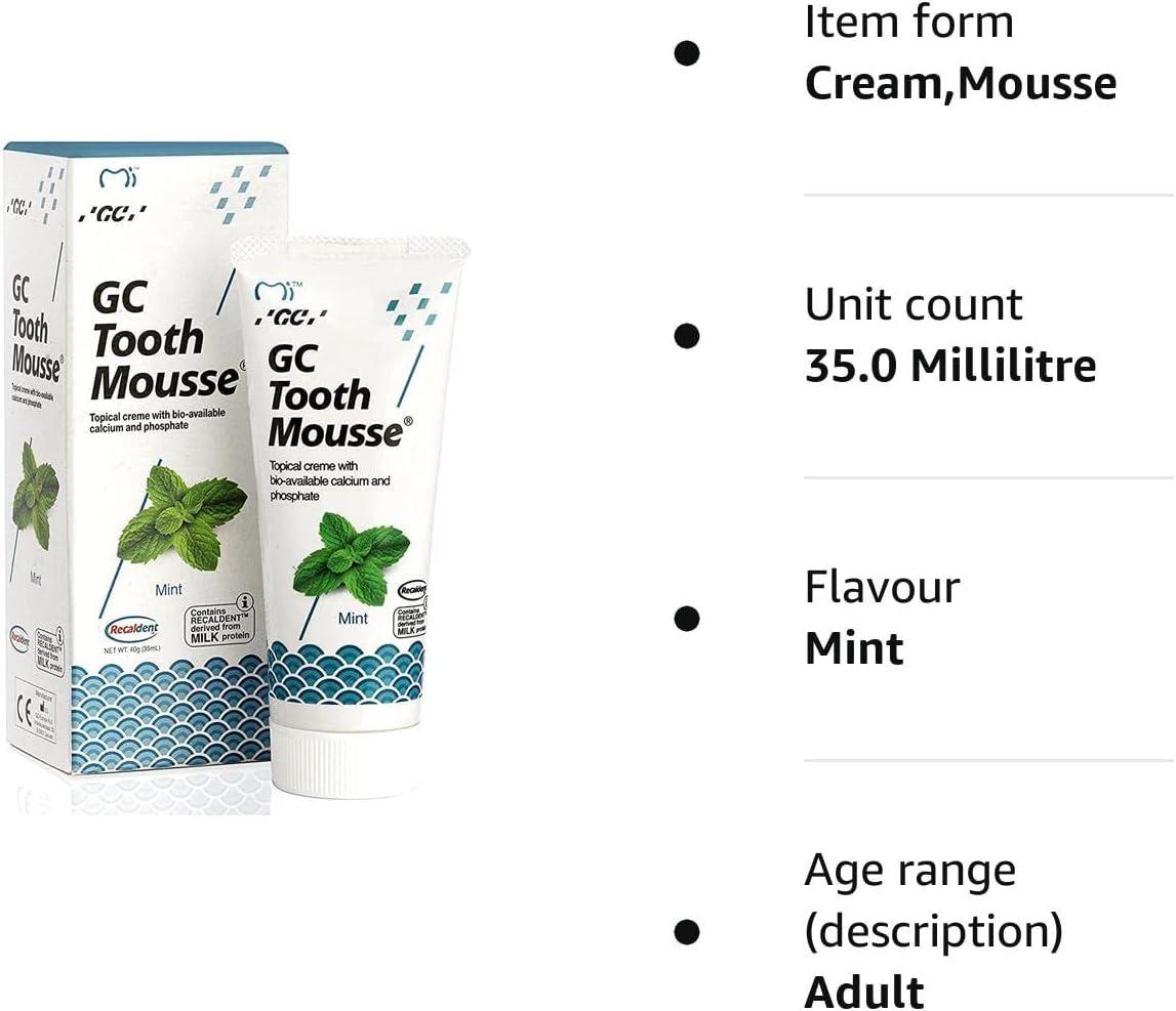 GC Tooth Mousse Mint - Enamel Strengthening Dental Care | Buy Now with ...