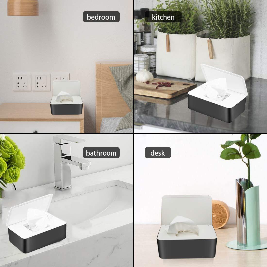 WJMY Wet Wipes Box - Versatile Wet Toilet Paper & Baby Towel Storage ...