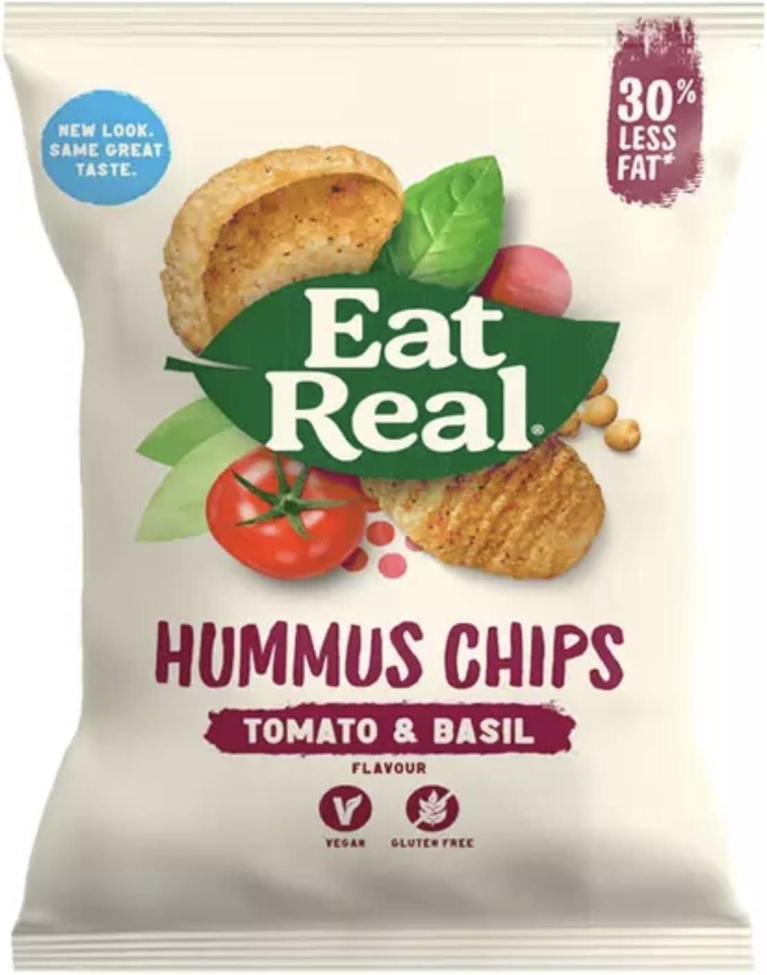 Eat Real Quinoa (Sour Cream & Chive) Lentil (Salted) & Hummus (Tomato ...