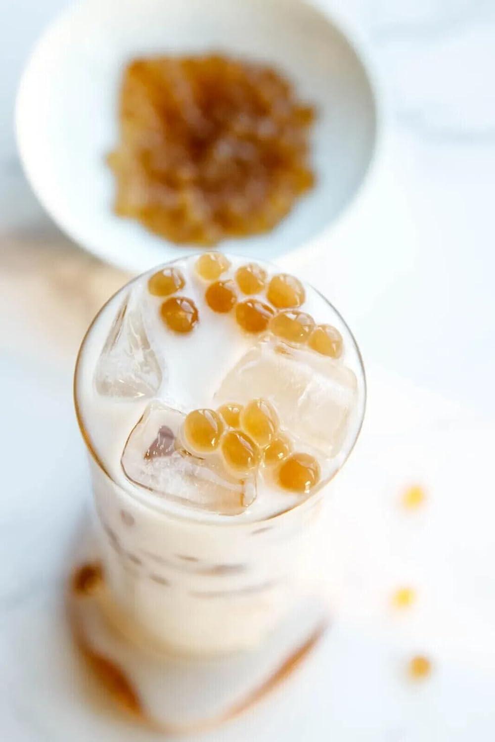 Starry Mart Quick Cook Golden Brown Sugar Flavour Tapioca Pearls for ...