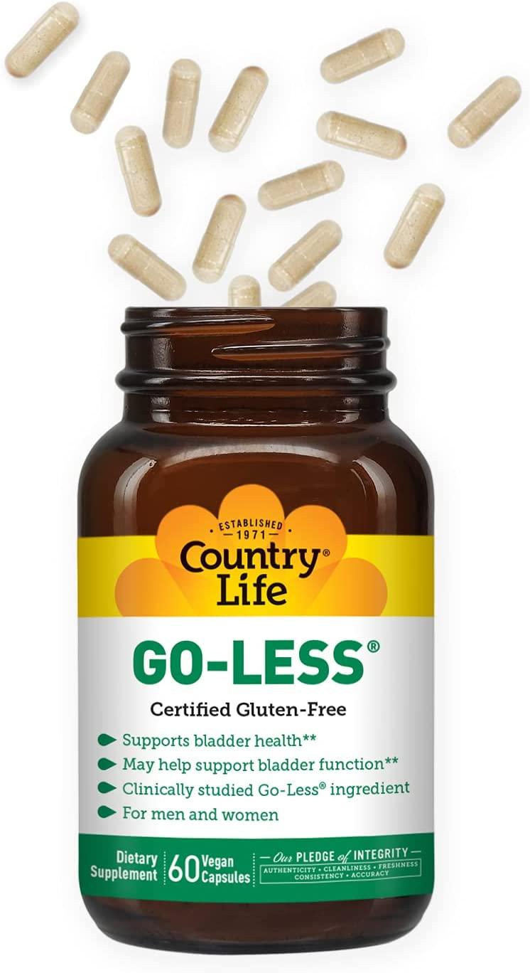 Country Life Go Less - Bladder Health Support for Men & Women | 60 ...