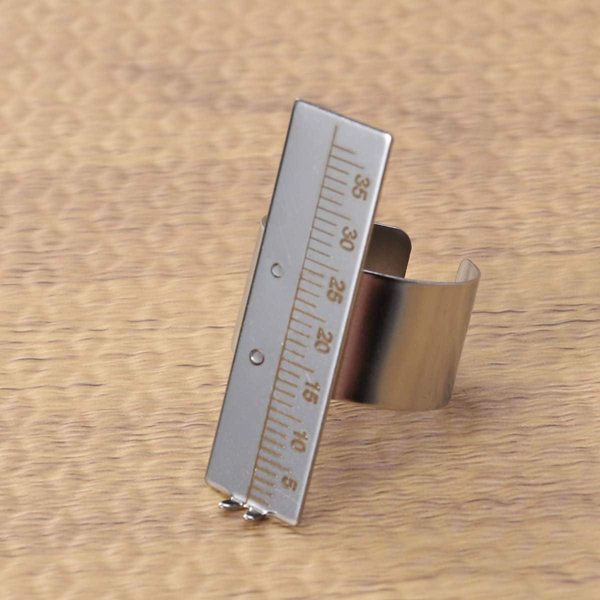 Buy Healifty Finger Ruler Measuring Scale - Stainless Steel Endo Gauge ...