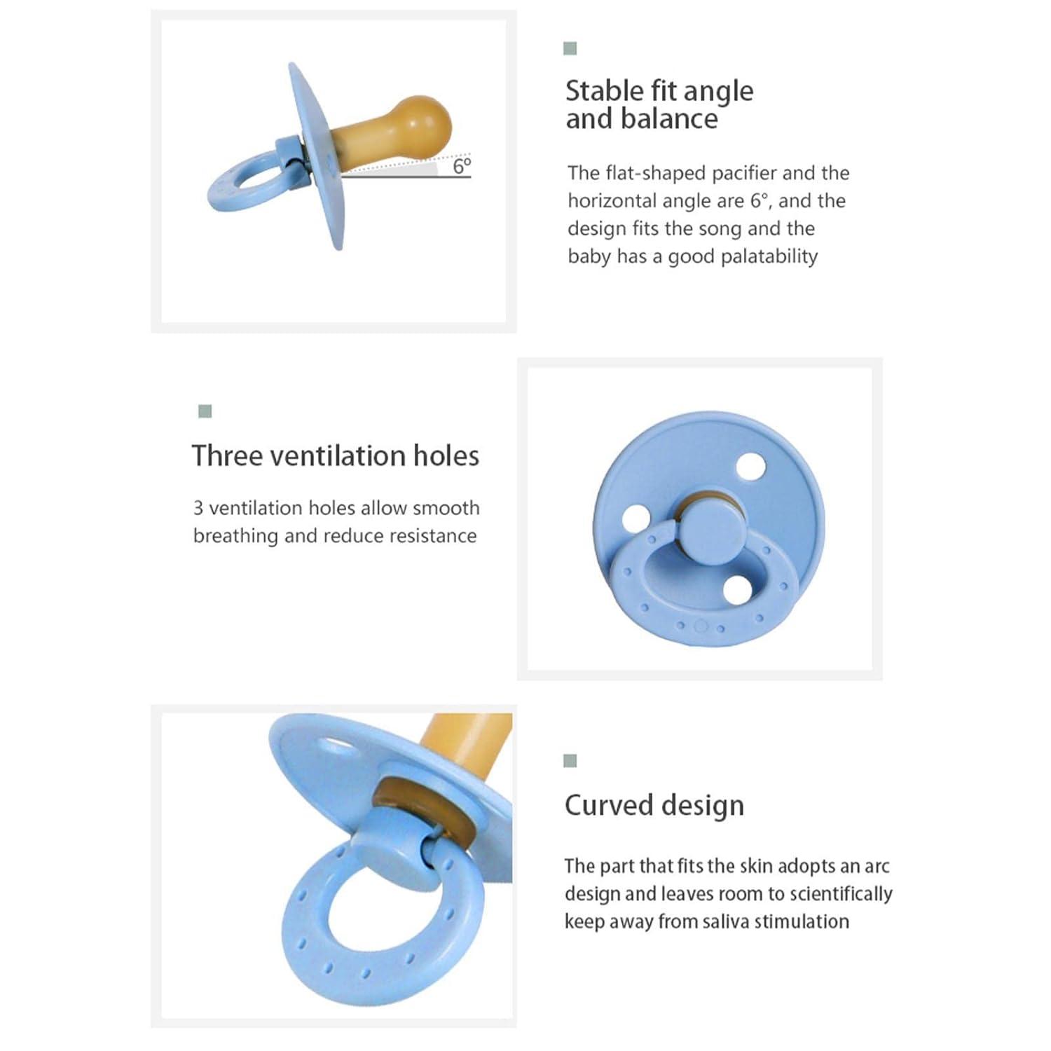 Xiaocao Baby Schnuller | Ultra-Light Silicone Soothing Pacifier for 6 ...