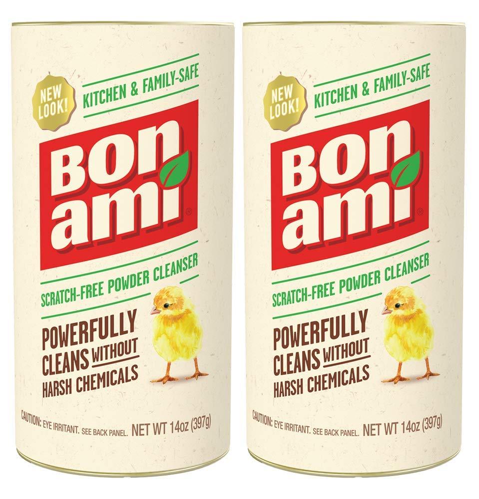 Bon Ami Powder Cleanser for Kitchens & Bathrooms - All Surface Cleaner ...