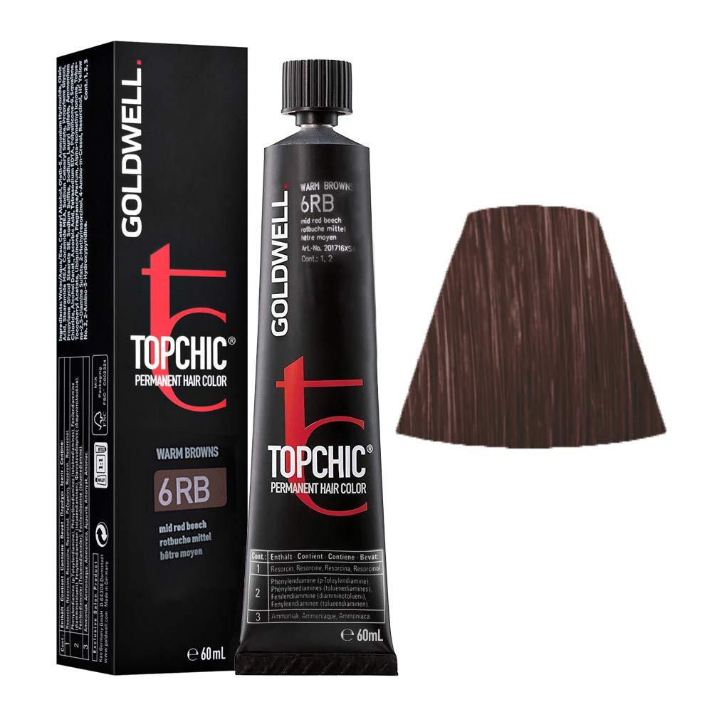 Buy Goldwell Topchic Hair Color 6RB 60 ml - Vibrant Red Brown for ...