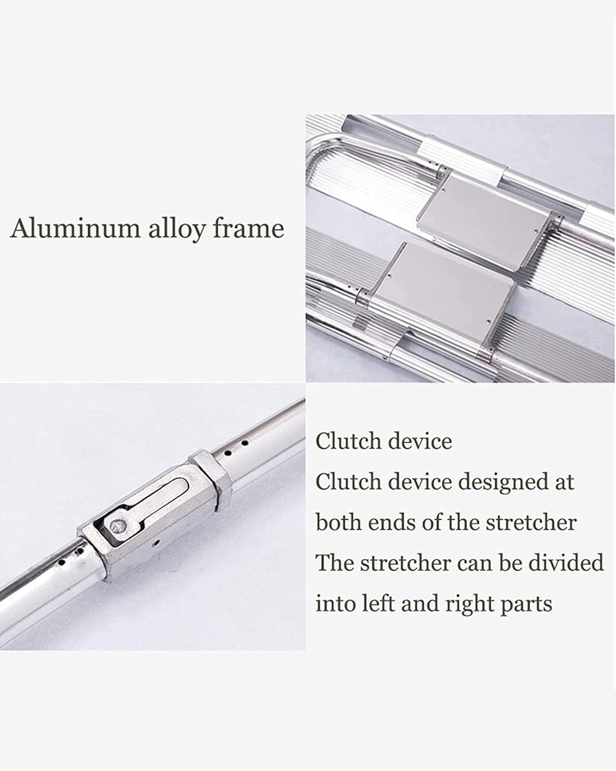 Portable Foldable Rescue Stretcher Aluminum Alloy Scoop Stretcher with ...