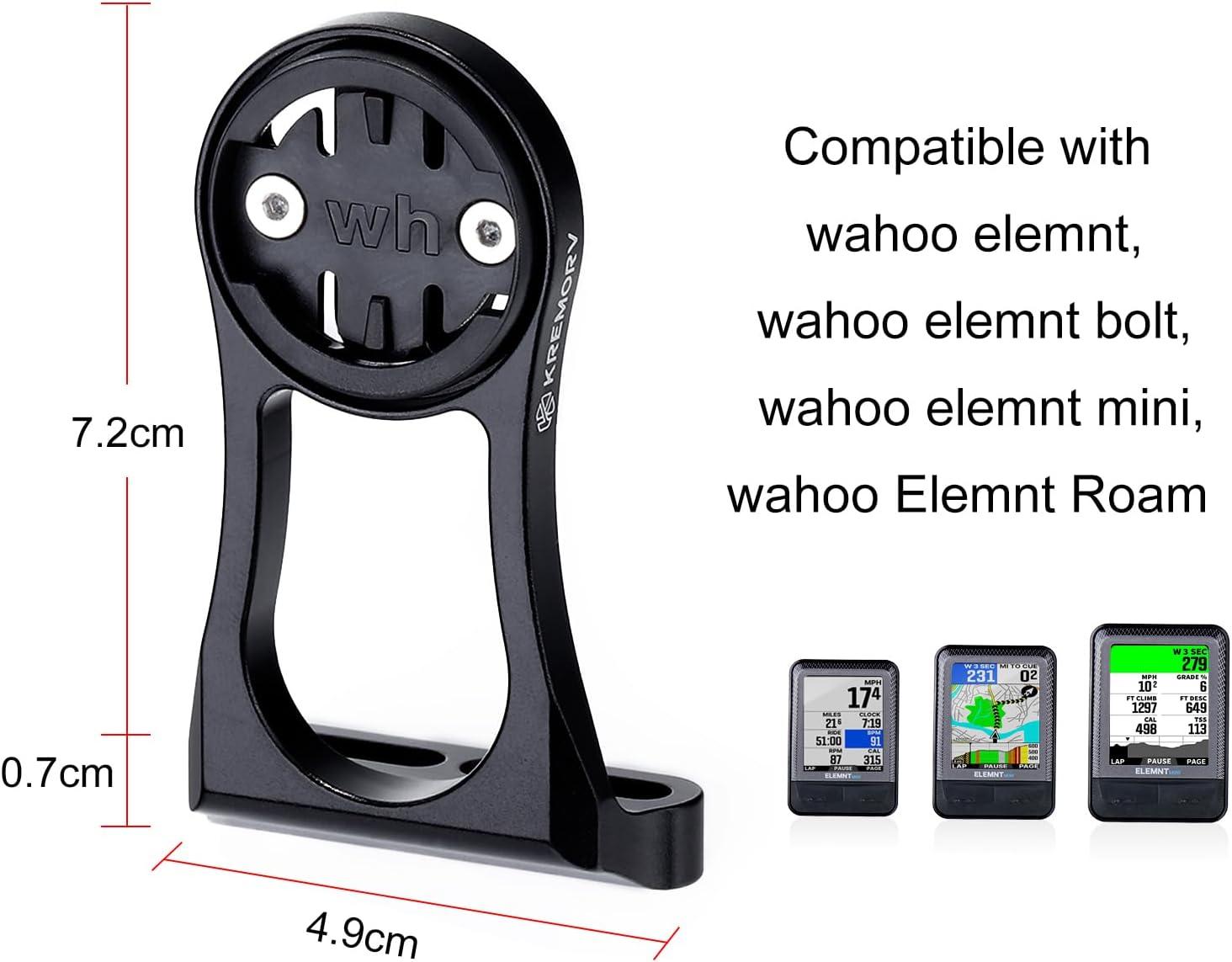 KREMORV Bike Computer Out-Front Mount for Wahoo Elemnt & Mini | Premium ...