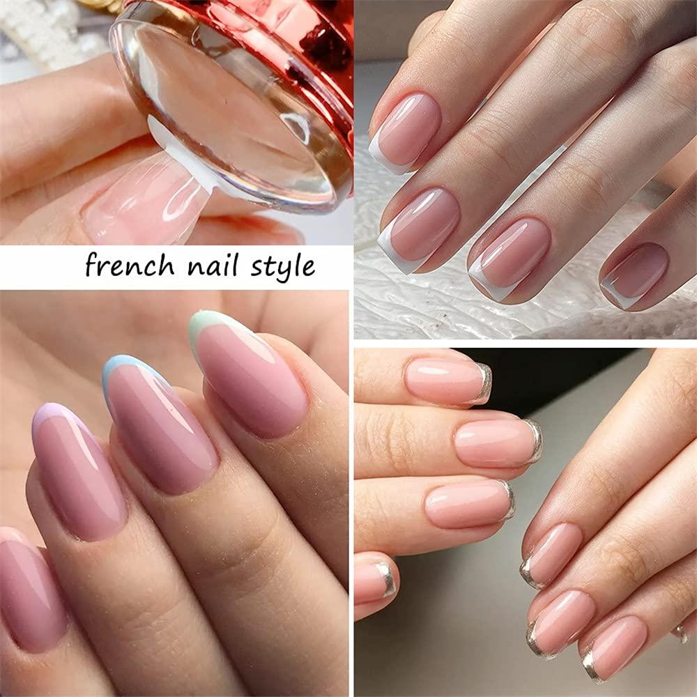 Dornail Clear Silicone French Nail Stamper Kit - Manicure Nail Art ...