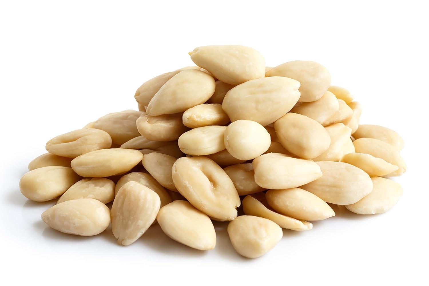 Buy Seba Garden Blanched Almonds 1kg - Raw Unsalted Keto Paleo Kosher ...