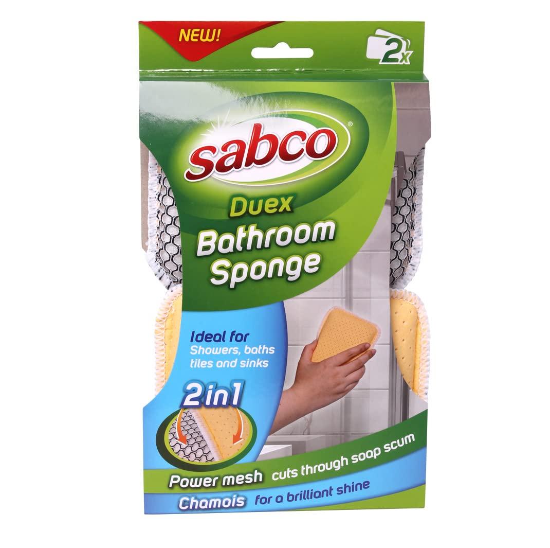 Sabco Duex Bathroom Sponge 2 Pack