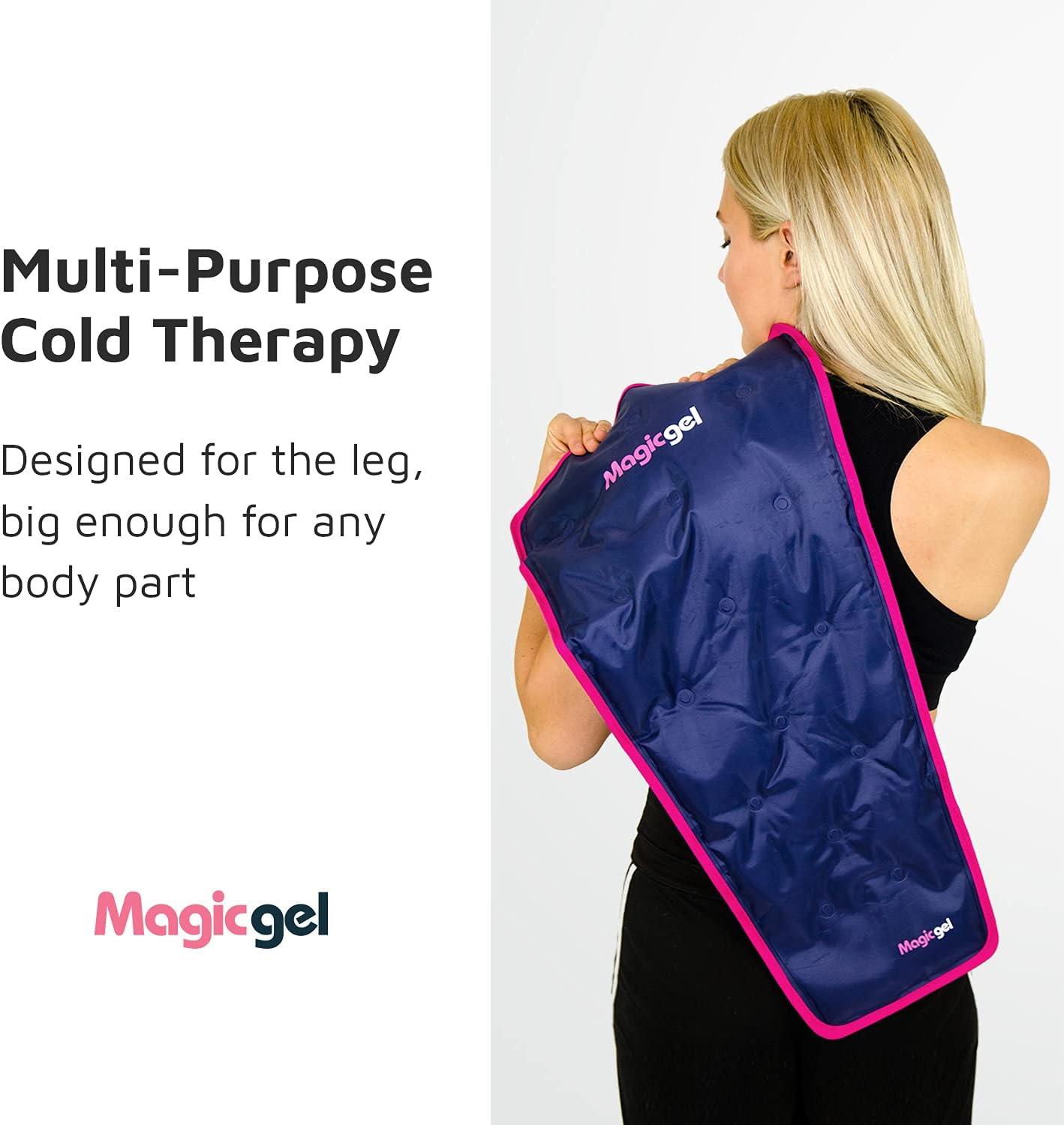 Magic Gel Leg Ice Pack - Professional Cold Therapy for Pain, Swelling ...