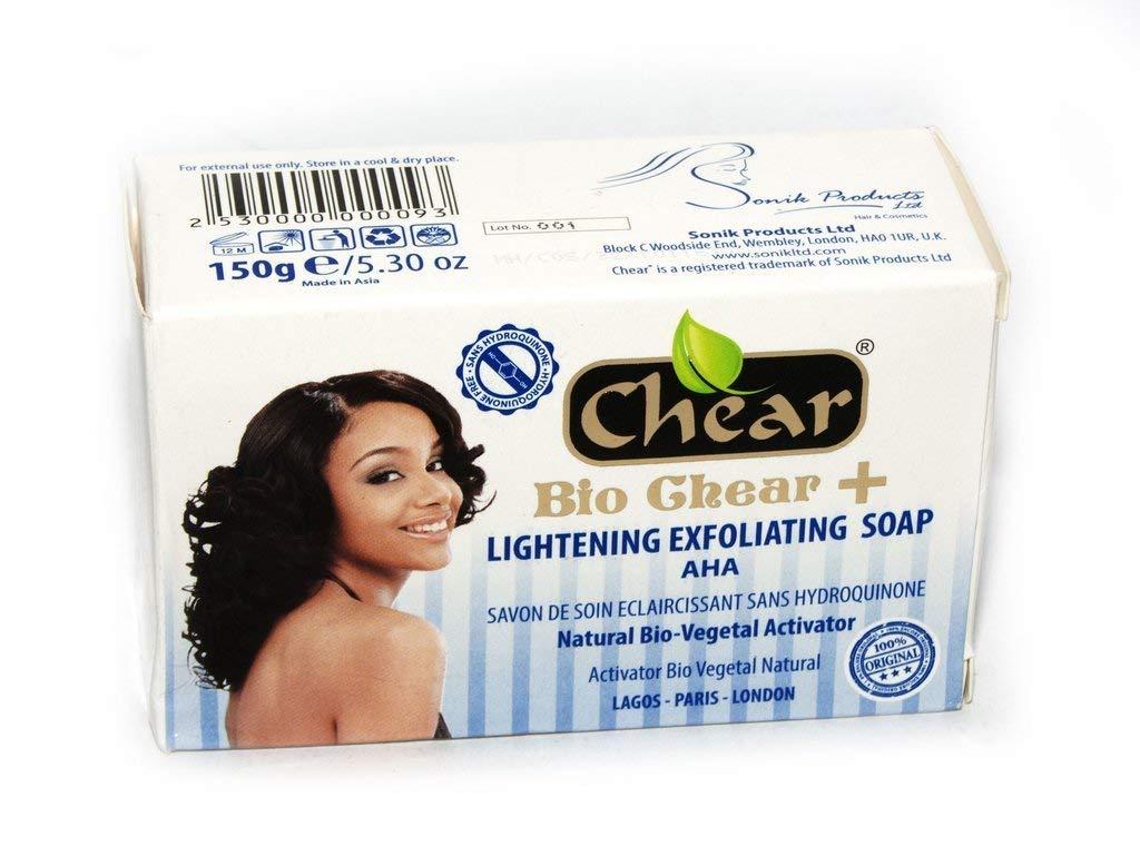 Bio Chear+ Skin Lightening Brightening AHA Exfoliating Soap 150g - with ...