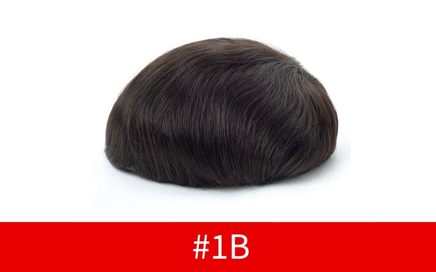 Lordhair Toupet Human Hair Wig for Men - French Top Hair Replacement ...