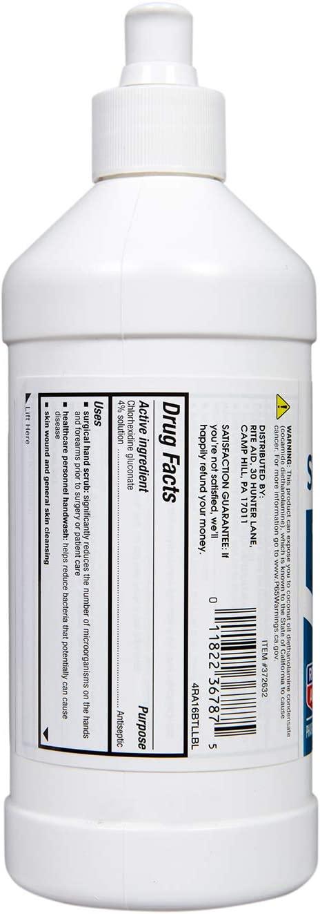 Rite Aid Chlorhexidine Gluconate Antiseptic Skin Cleanser 16 oz ...