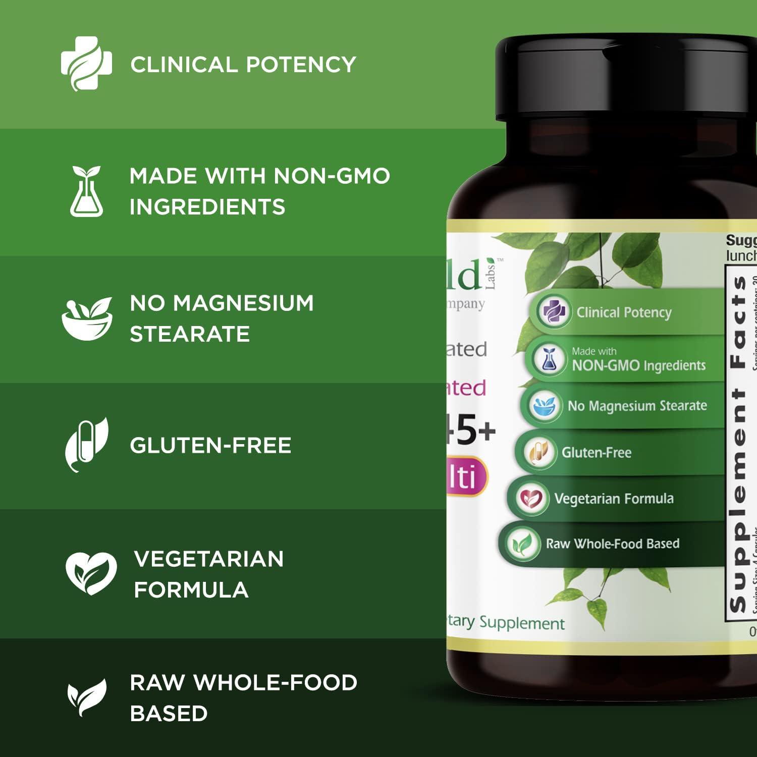 Emerald Labs Women's 45+ Clinical Multi - 120 Vegetable Capsules | Buy ...