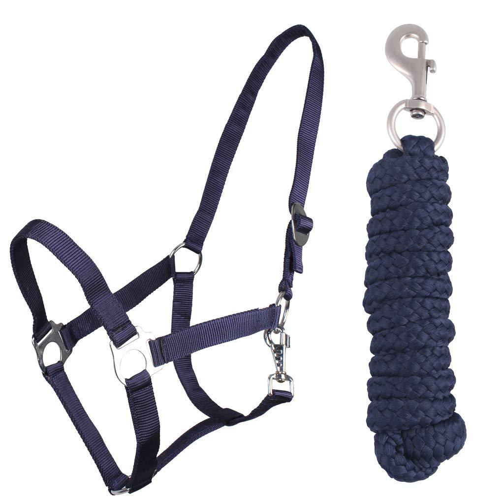 QHP Halter Set for Minishetty | Beginner Halter + Lead Rope with Heavy ...
