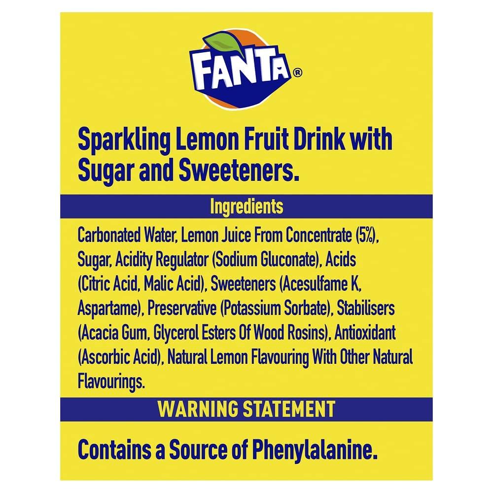 Fanta Lemon 8 x 330 ml | Buy Now with Express International Delivery ...