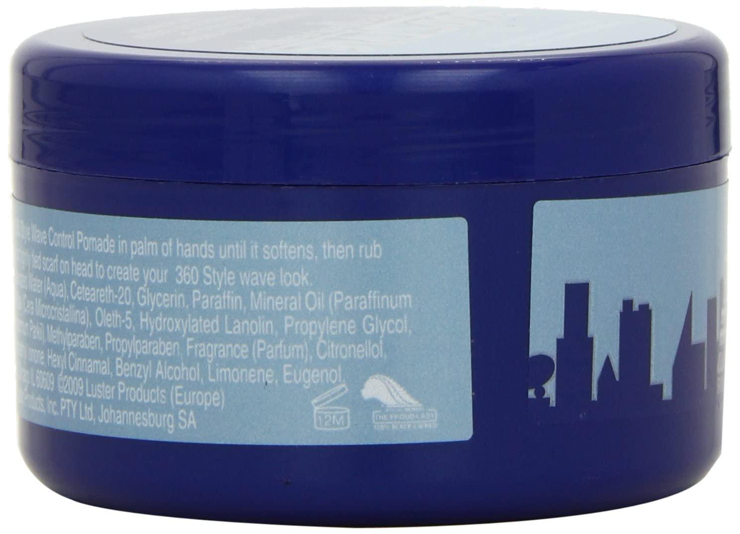 2 Pack Lusters S-Curl 360 Wave Control Pomade 3oz - Defined Waves ...