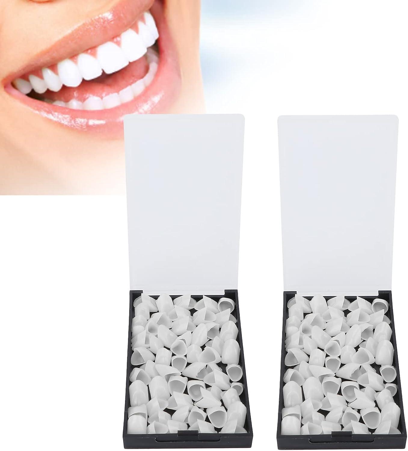 Dental Crowns Kit - 120pcs Safe Temporary Front Teeth Veneers ...