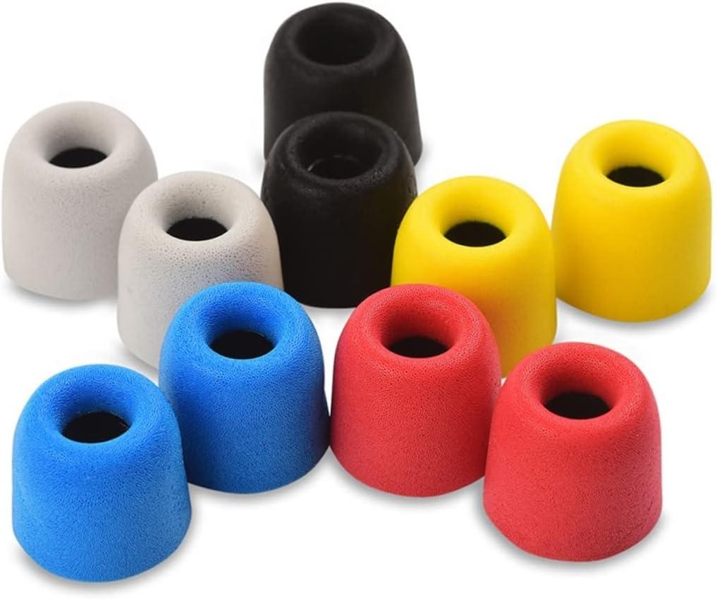 WOONEKY 10pcs Noise Cancelling Earplugs Headphones Earbuds - Memory ...