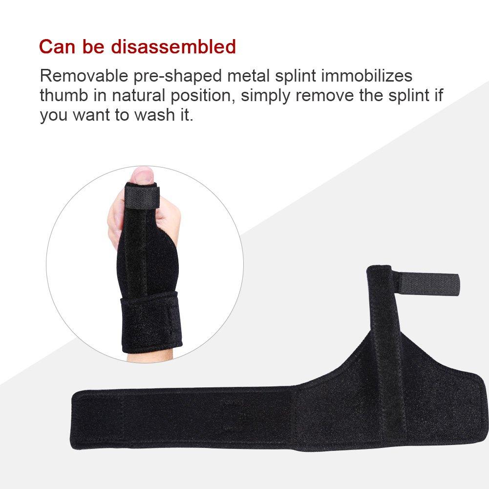 Adjustable Aluminium Thumb Splint & Stabilizer Brace - Finger Support ...