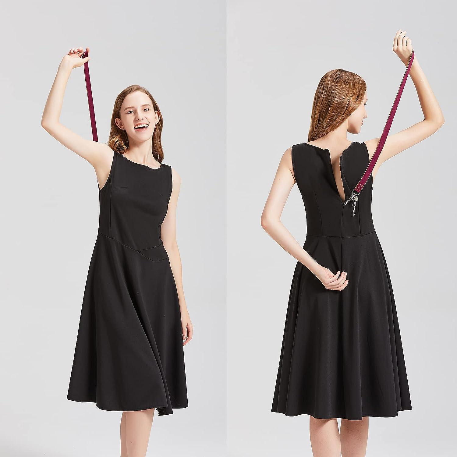 FYOURH Pink Zipper Helper Pull for Dresses - 3 Hook Types - Ideal for ...