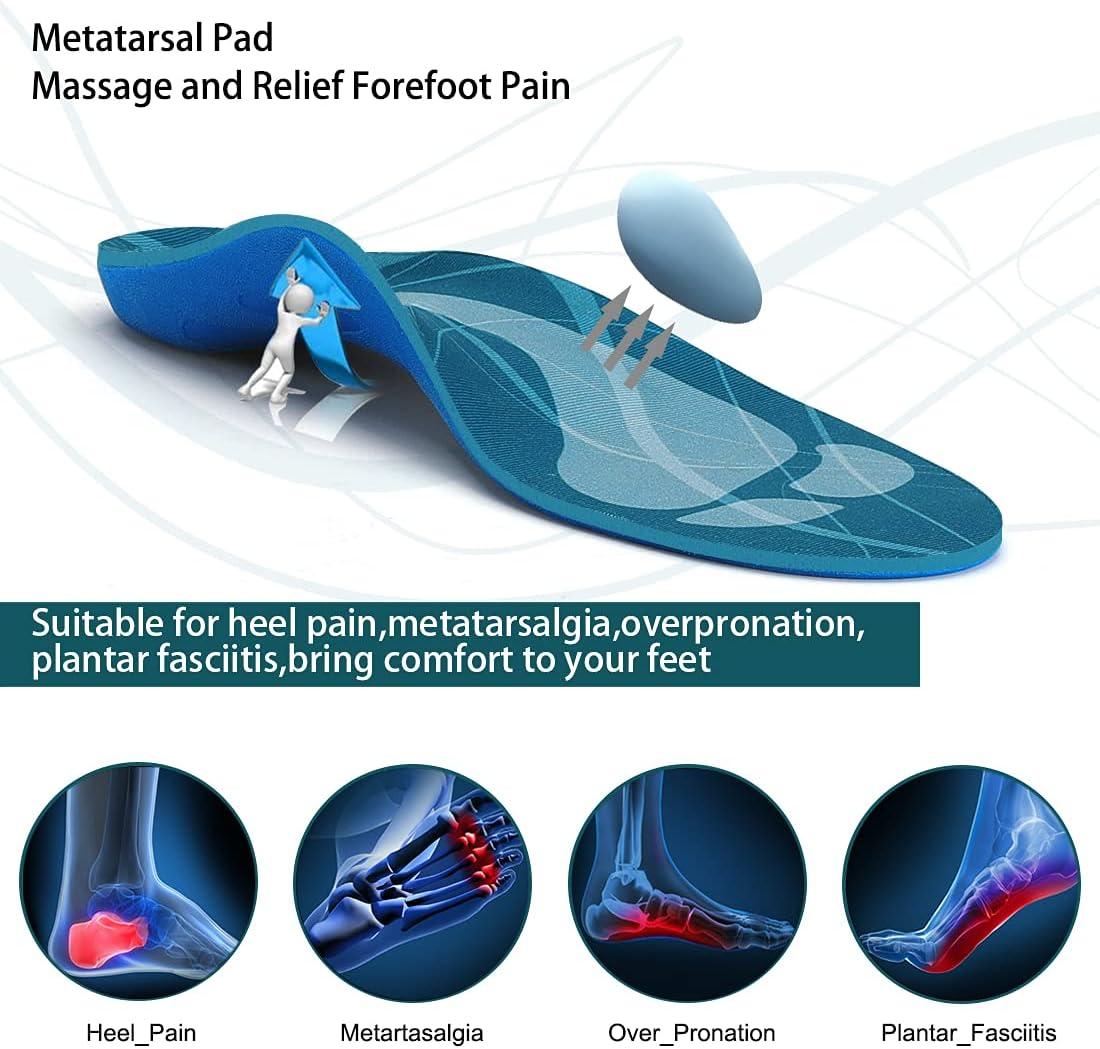 Buy Plantar Fasciitis Arch Support Insoles for Women - Comfort Gel ...