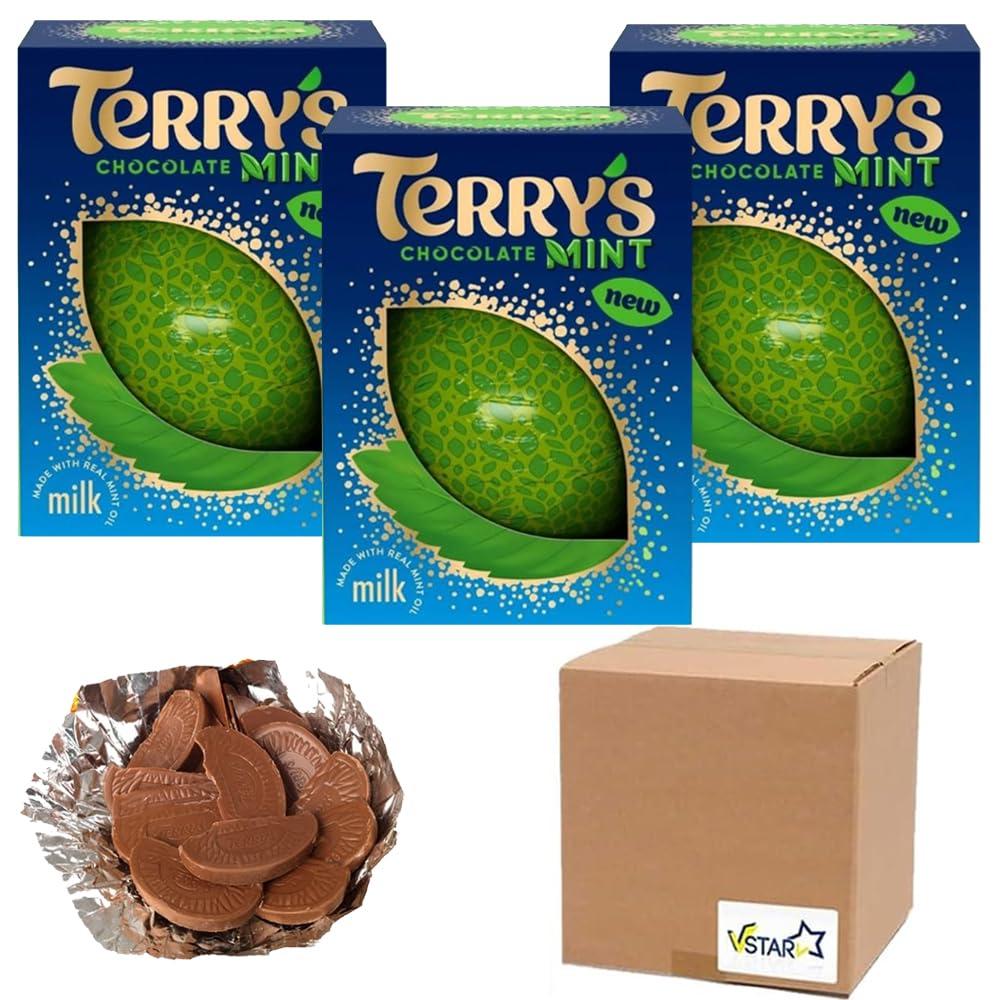 Terry's Chocolate Mint Ball 145g - Mint flavour milk chocolate ball (3 ...