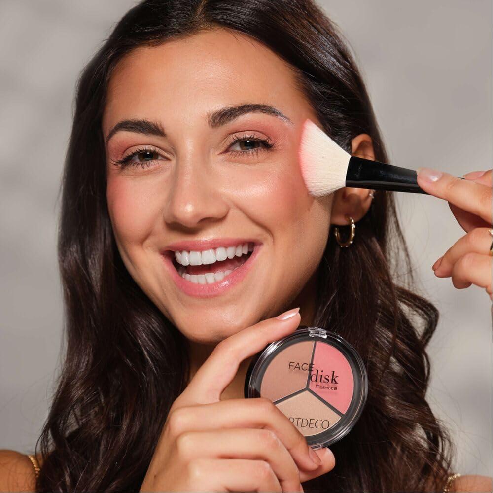 ARTDECO Face Disk Palette - 3 in 1 Highlighter Bronzer & Blusher ...