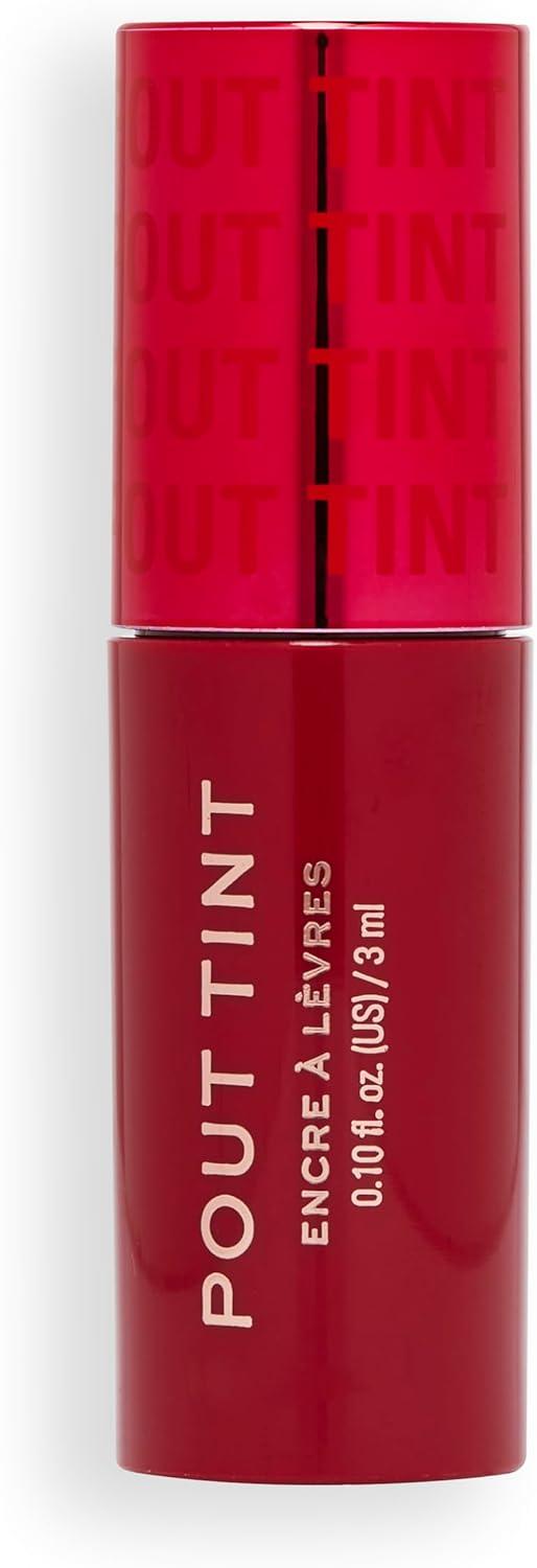 Makeup Revolution Pout Tint - Sizzlin Red 3ml | Hydrating Lip Tint with ...