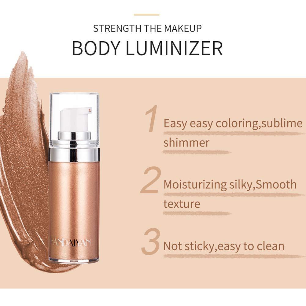 MEICOLY Face and Body Luminizer Liquid Illuminator - Rose Gold ...