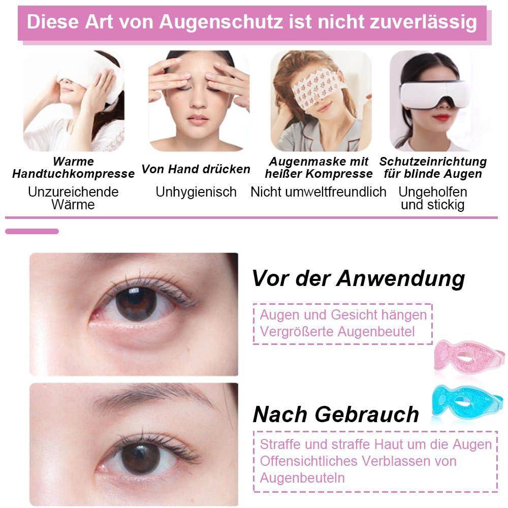 Buy 2-Piece Reusable Cooling Eye Mask Set | Gel Eye Masks for Tired ...