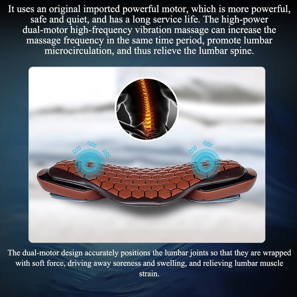 RKXKJ Electrical Backrest & Lumbar Support: 3 Levels of Warm ...