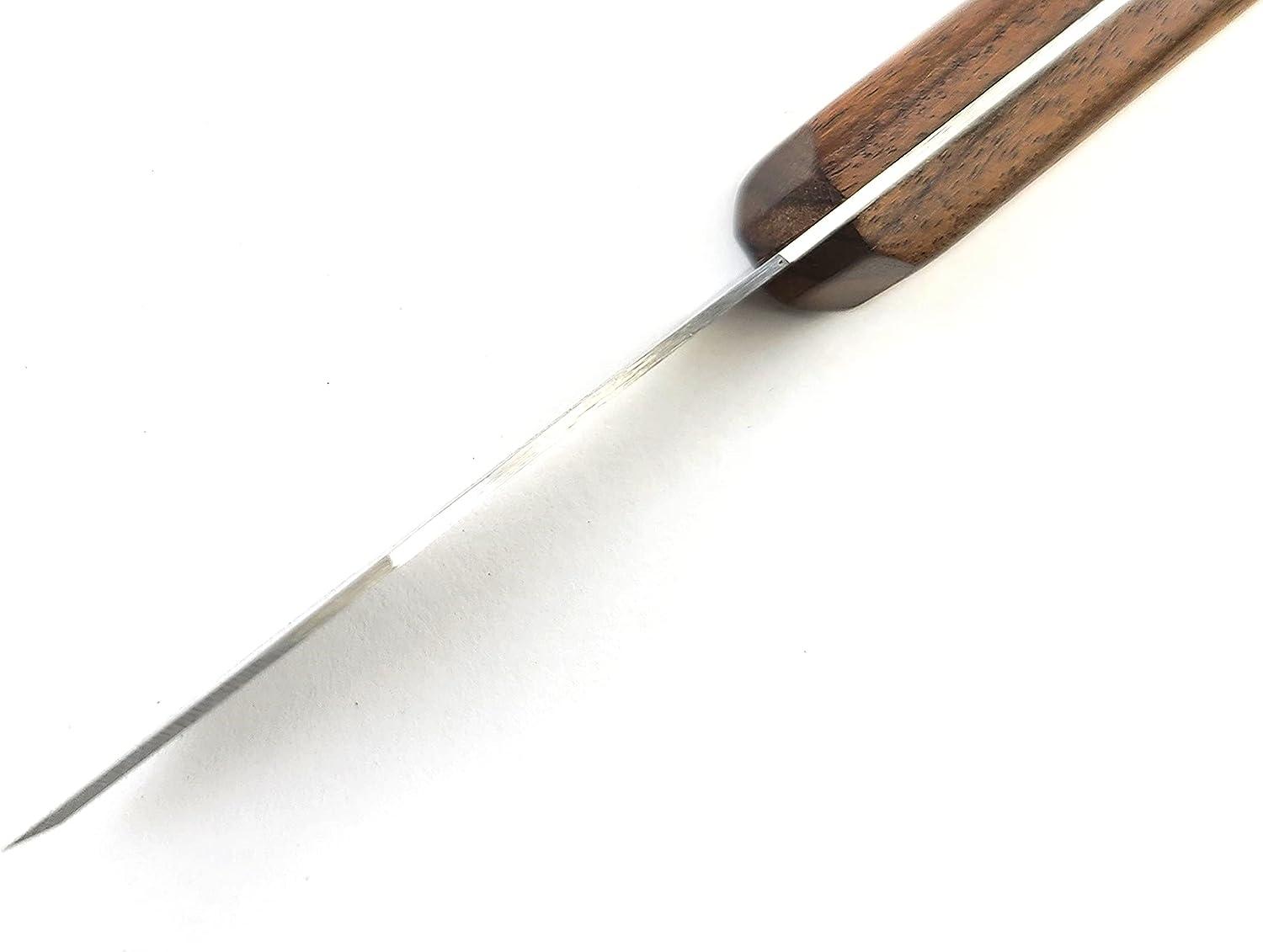 Narex Dual Bevel Stainless Steel Marking Knife with Rosewood Handle (0. ...