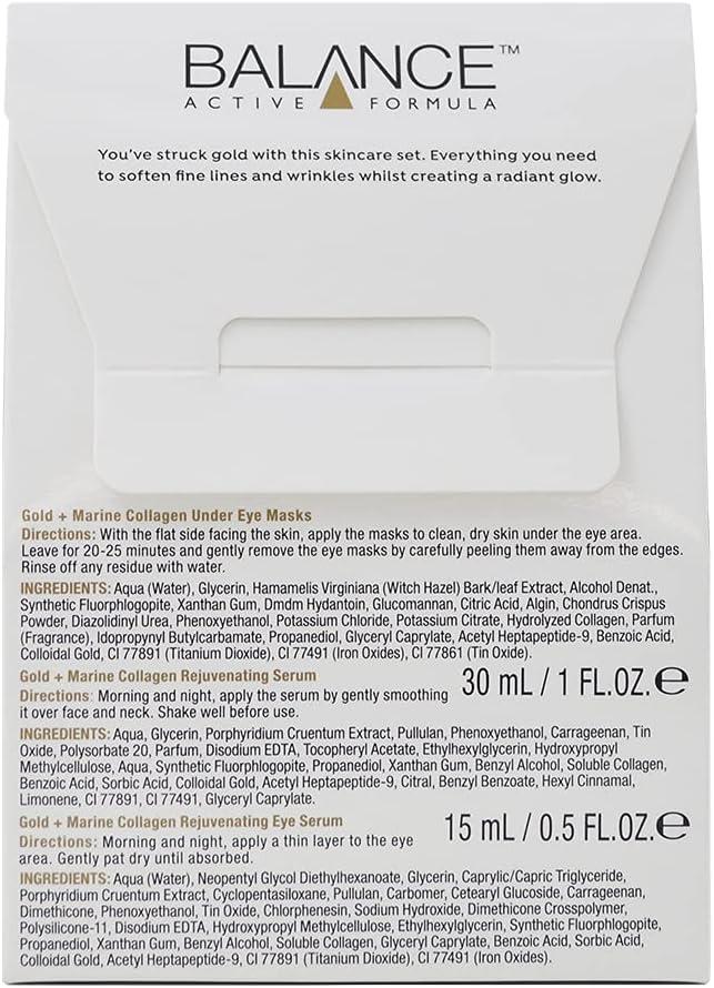 Balance Active Formula The Golden Hour Set (Gold + Marine Collagen ...