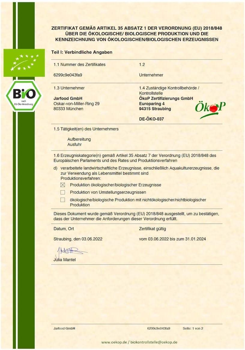 Organic Bone Broth Beef 1 Litre - Made in Germany 1000ml Beef Broth