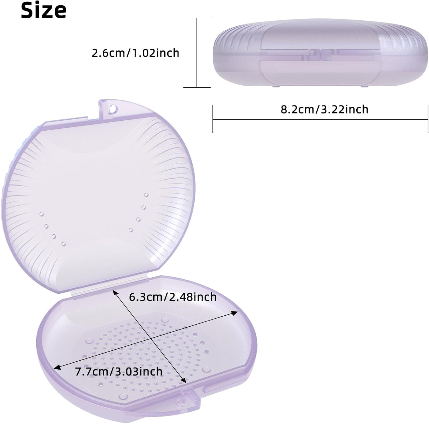 Buy ARGOMAX Aligner Case - Premium Retainer & Braces Box in Purple ...