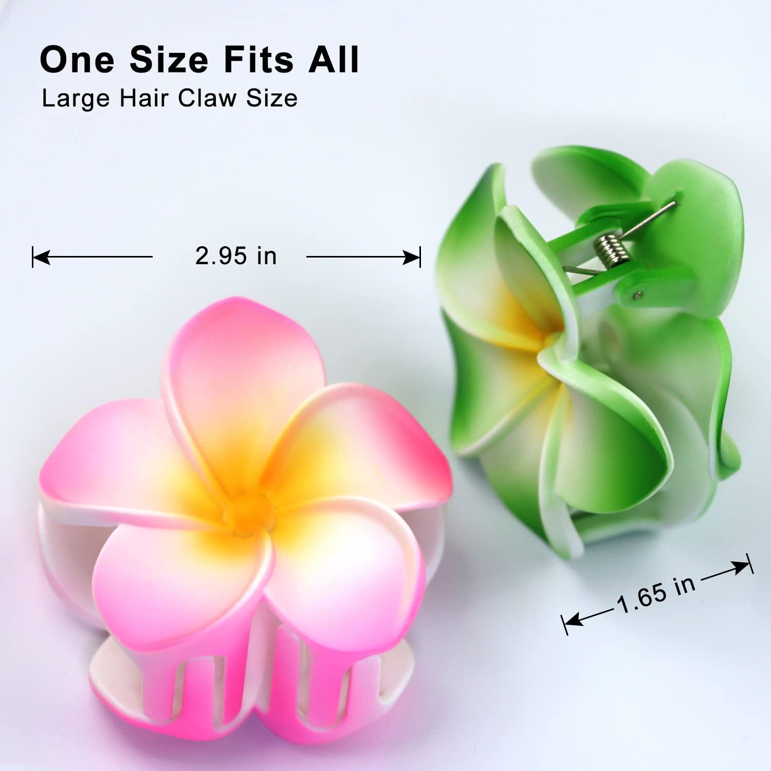 large flower clips