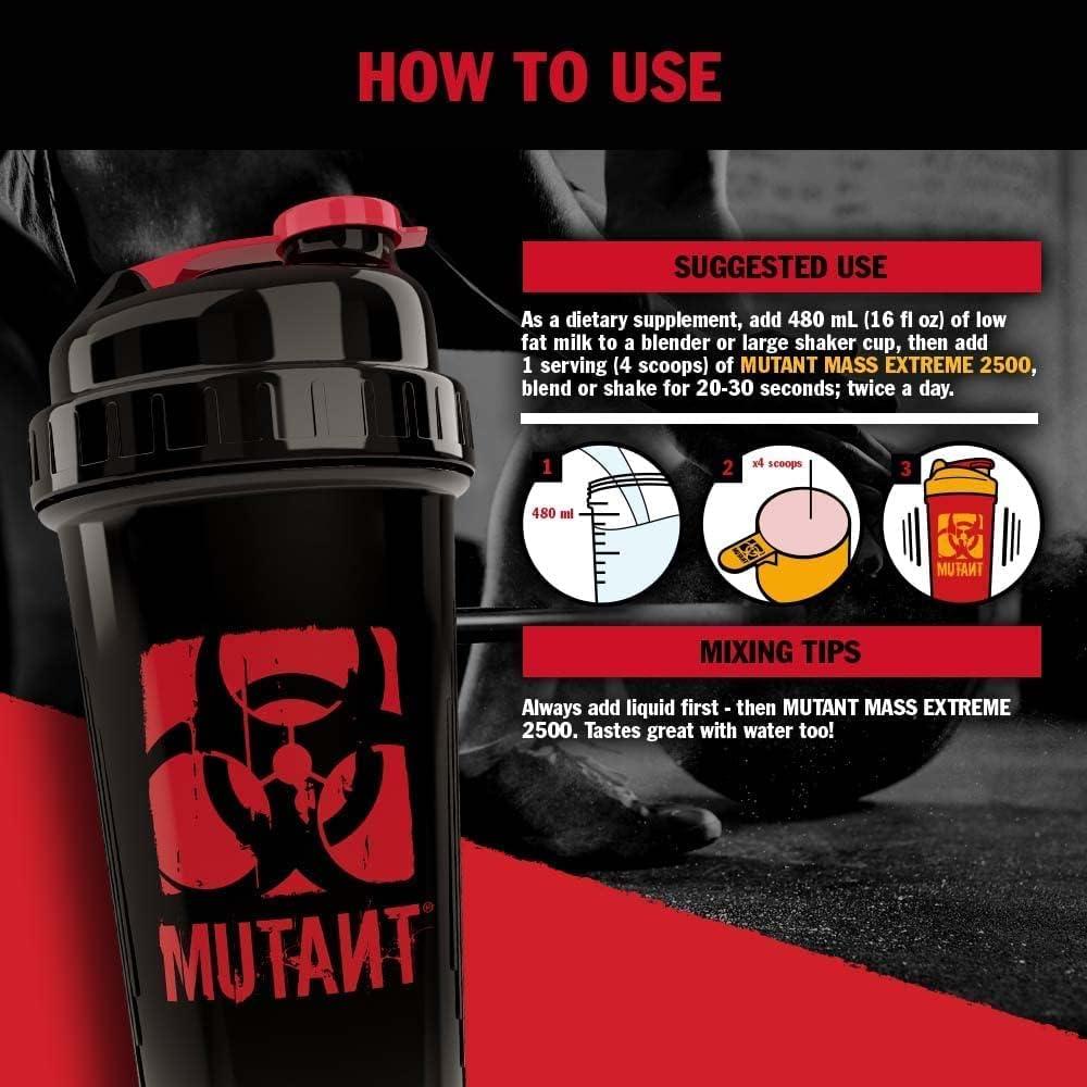 Mutant Mass Extreme Gainer - Whey Protein Powder for Muscle Growth ...