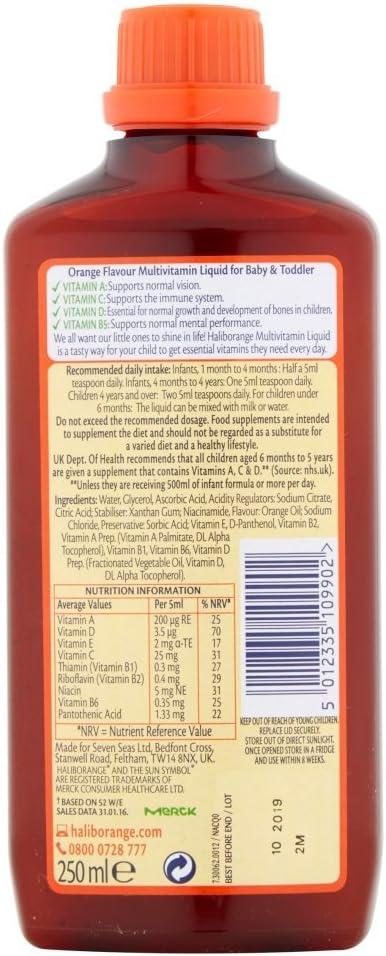 Haliborange All Natural Orange Flavour Multivitamni Liquid